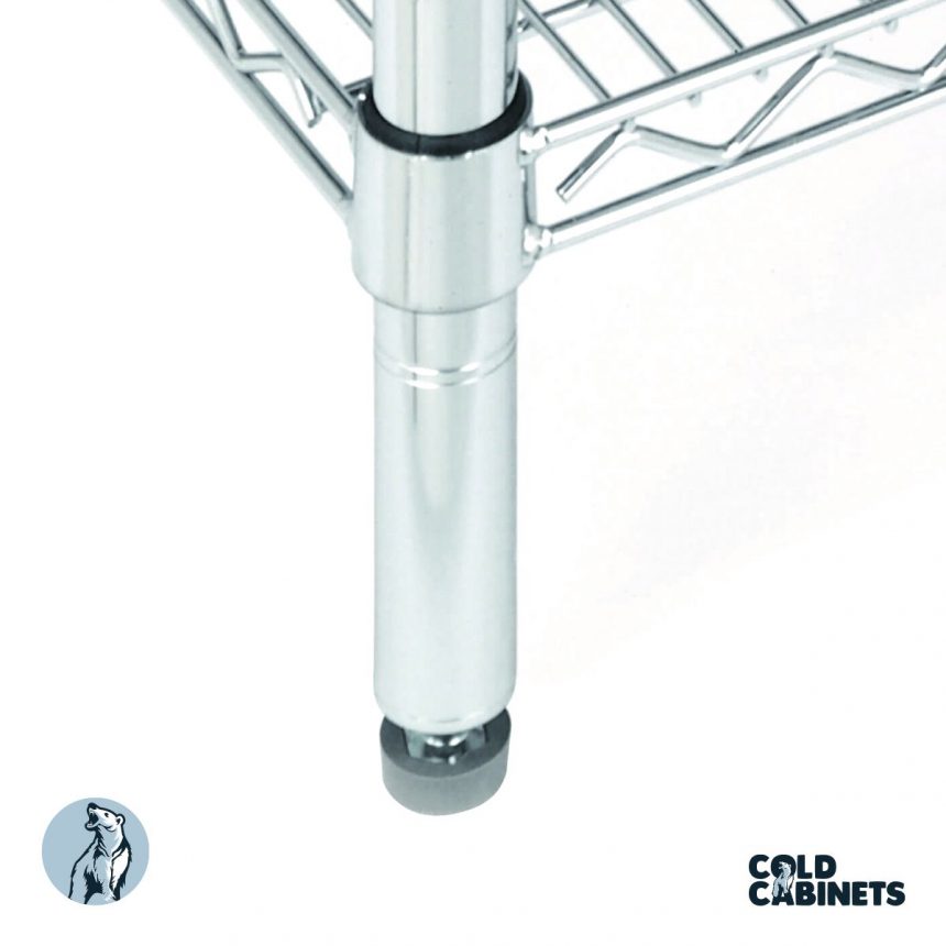 Stainless Shelf Leg 183 cm - 400 Kg - Cold Cabinets Industrial Market ...